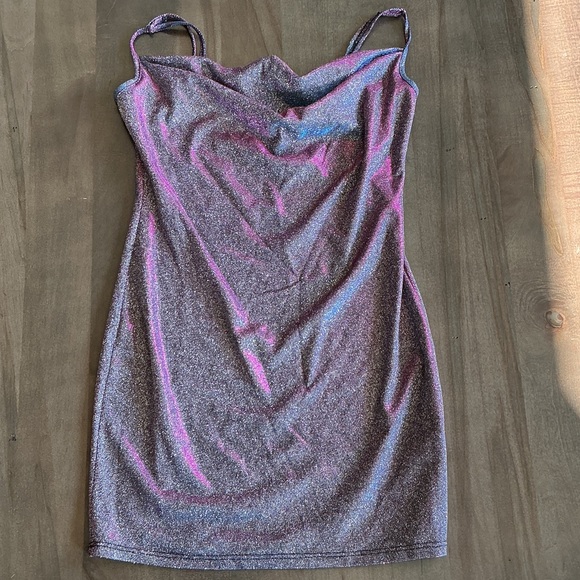 Dresses | Elegant Metallic Sheen Dress | Poshmark